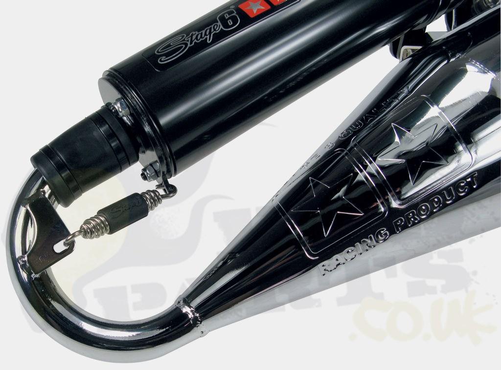 Stage6 Pro Replica Exhaust - TGB/ Morini 50cc | Pedparts UK