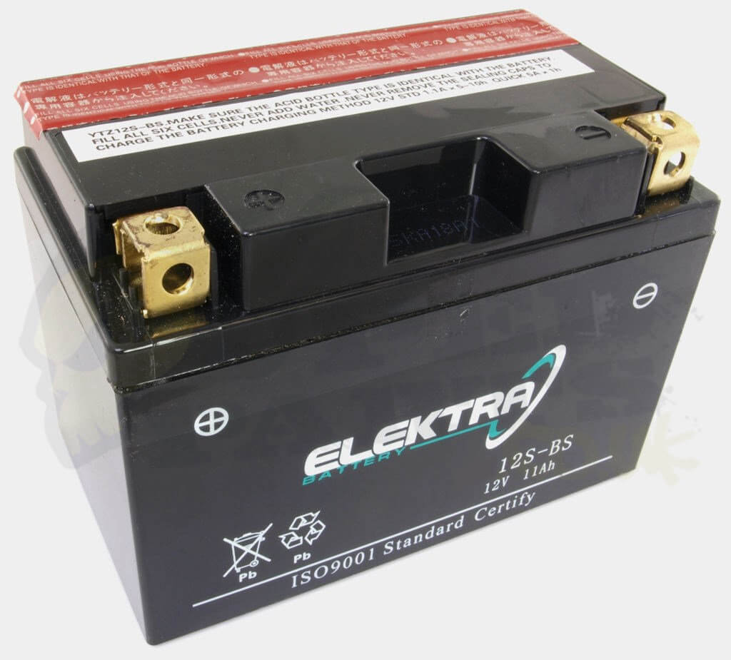 YTZ12S-BS Compatible Motorcycle Battery | Pedparts UK